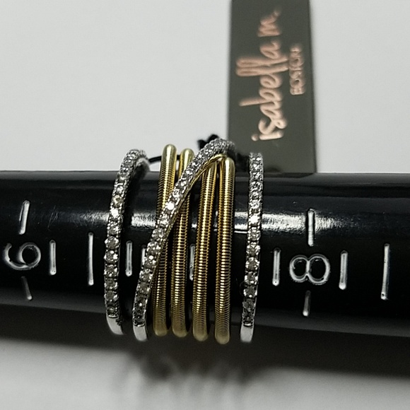 Isabella m. | Jewelry | Isabella M Two Tone Sterling Silver Ring | Poshmark